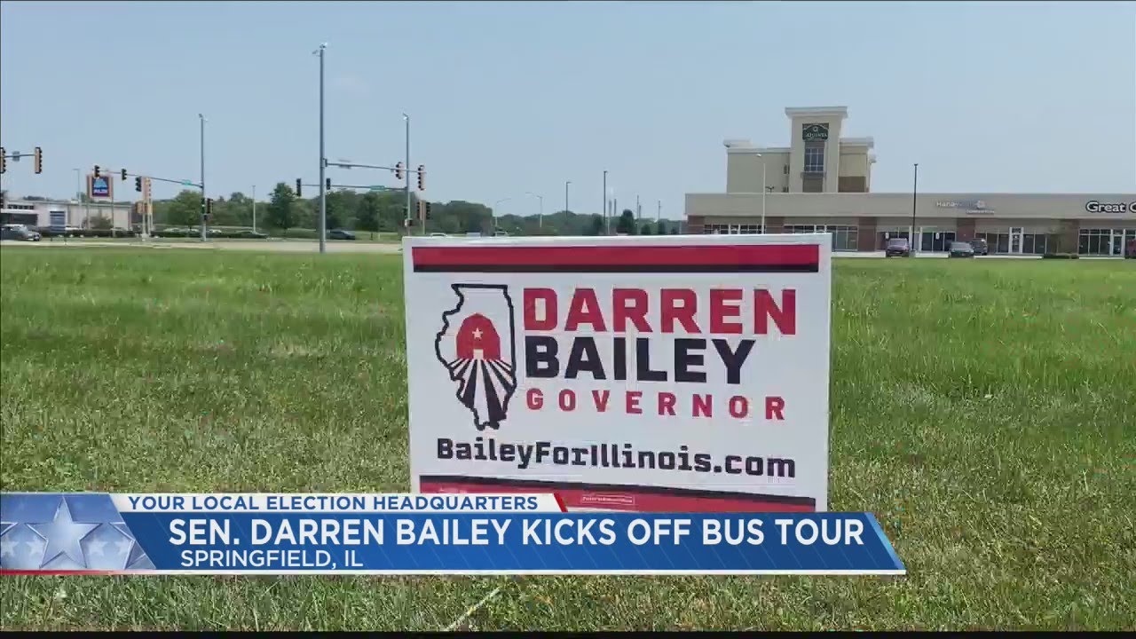 Darren Bailey kicks off bus tour in Springfield