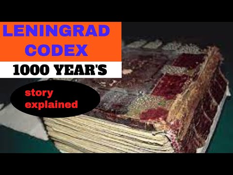 LENINGRAD CODEX: 1000 YEARS FORGOTTEN STORY EXPLAINED IN 3 MINUTES