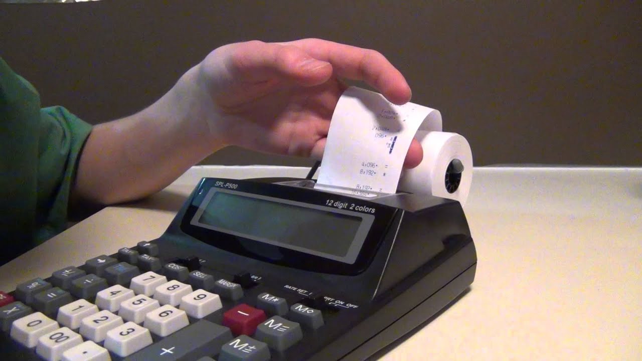 Staples SPL-P500 Printing Calculator Review