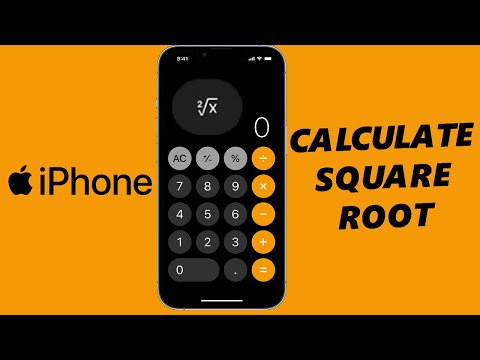 How To Calculate Square Root With iPhone Calculator