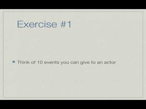 Learn Stencyl Tutorials | Adding Events to an actor - Mind Luster