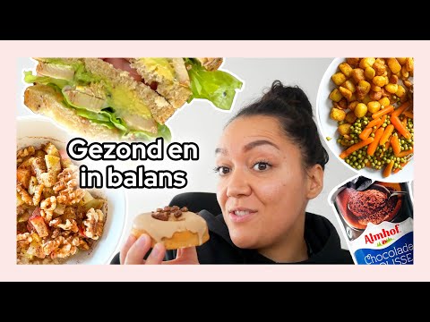 Alles wat ik eet op een dag | Gezond en in balans | Nieuwe snack testen!