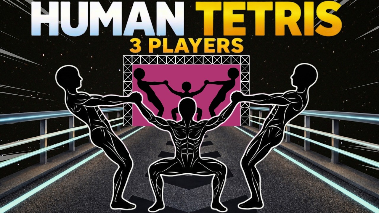 HUMAN TETRIS 3 Player 🔥 Immersive Interactive Warm Up