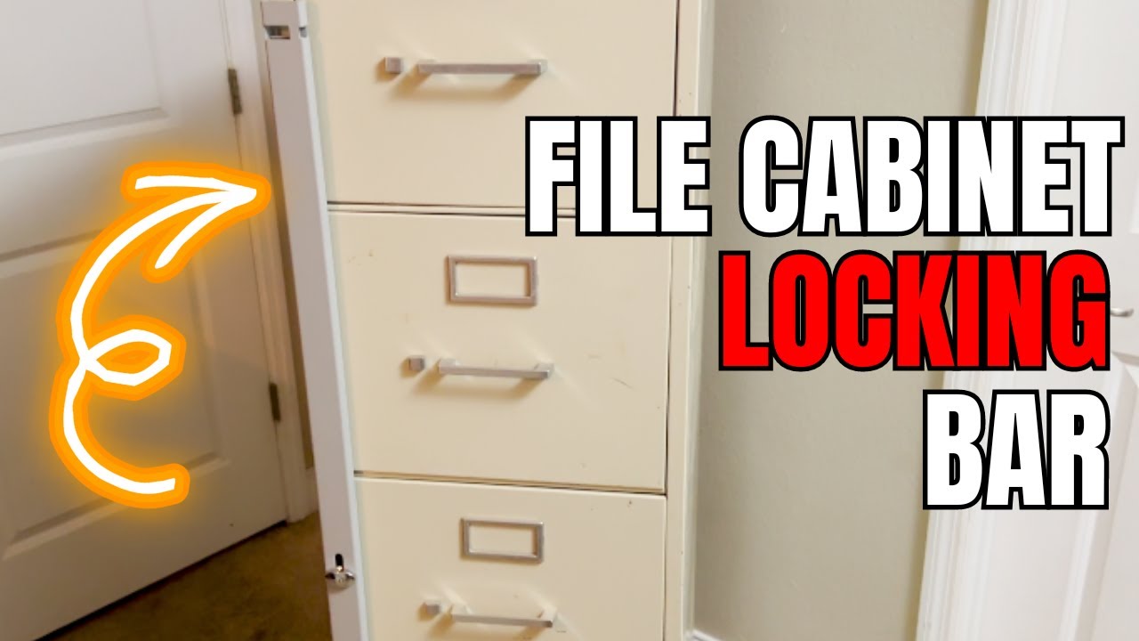 File Cabinet Locking Bar