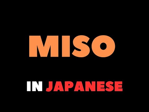 Miso (味噌) – Japanese Food Word Meaning & Pronunciation | Japanese cuisine term