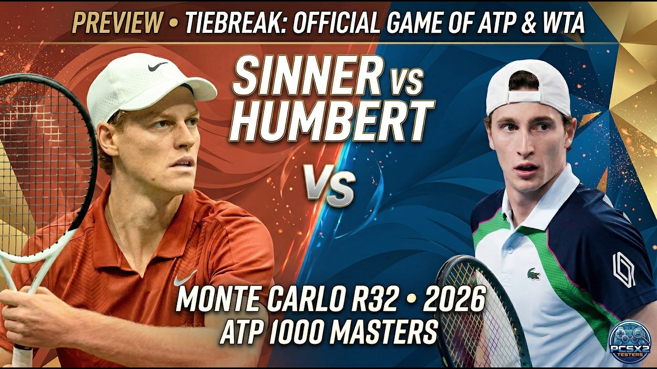 Live: Jannik Sinner Vs Ugo Humbert - Monte Carlo 2026 ATP 1000 Preview - Official game ATP