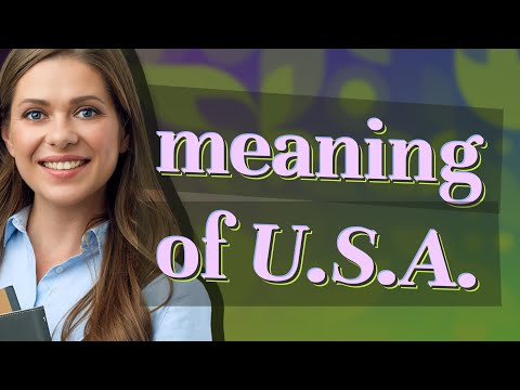 U.s.a. | meaning of U.s.a.