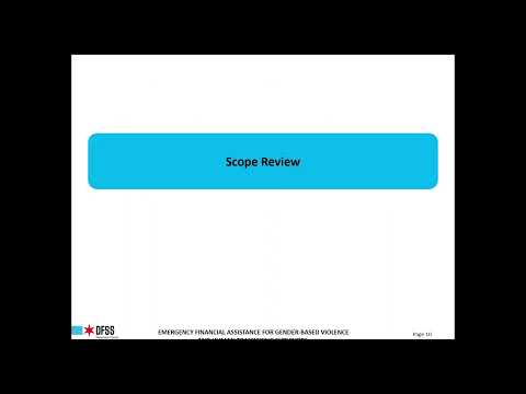 DFSS Domestic Violence Emergency Financial Assistance for Gender-based Violence Human Trafficking