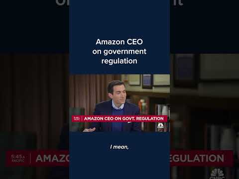 Amazon CEO Andy Jassy on government regulation