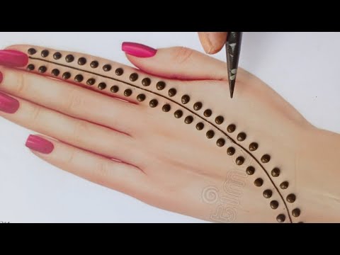 Mehndi designs back side new | Simple easy arabic mehndi design | Mehndi ka design| mehendi