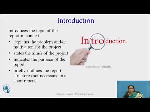 Technical Report Writing