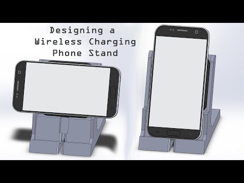 📞 Wireless Charging Phone Stand・Free 3D File for ・Cults