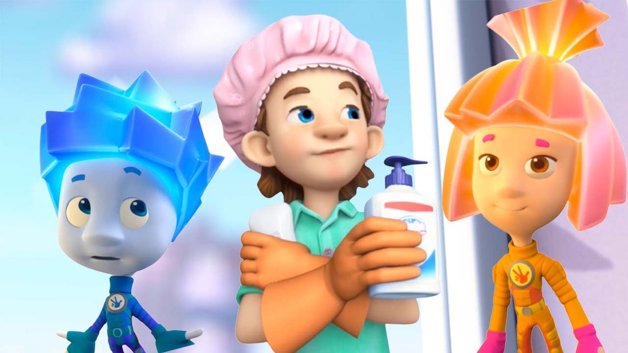 The Clean Team | The Fixies | Cartoons for Children