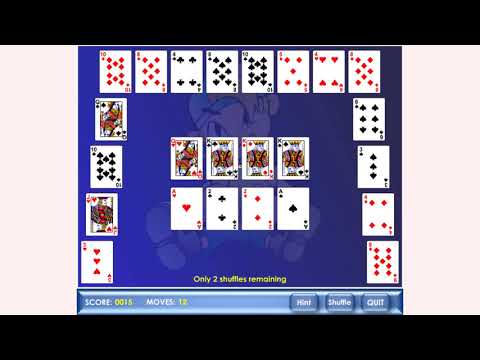 How to play Crecent Solitaire game | Free online games | MantiGames.com