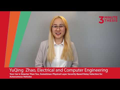 2021 University of Calgary Three Minute Thesis Finals - YuQing Zhao, Electrical and Computer Eng.