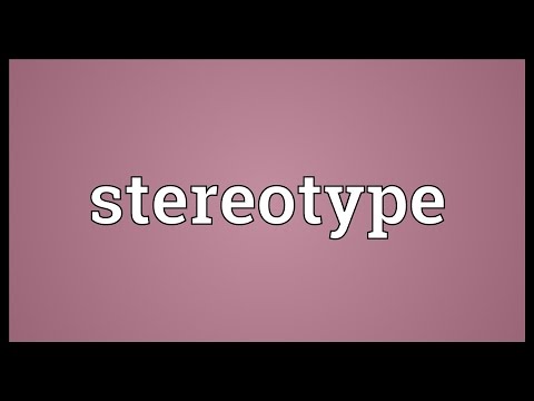 Stereotype Meaning