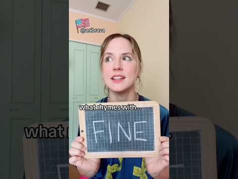 what rhymes with fine? #anibrava #whatrhymeswith #MADAM