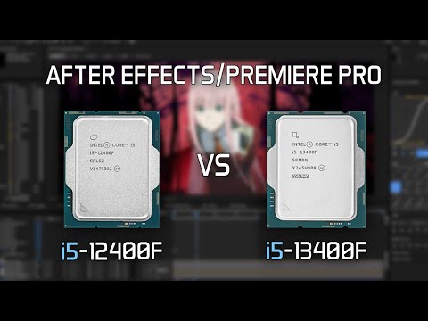 i5-12400F vs i5-13400F | Test in video editing