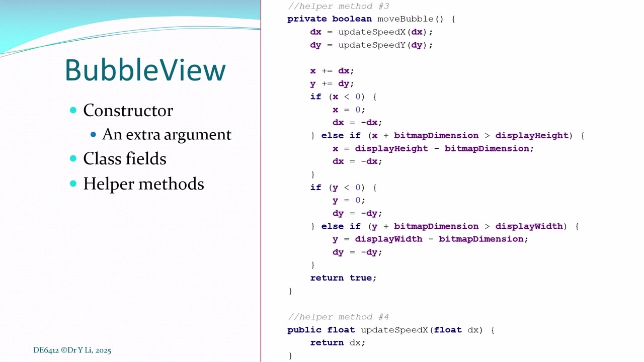 DE6412   Android Programming 13 - Custom Views