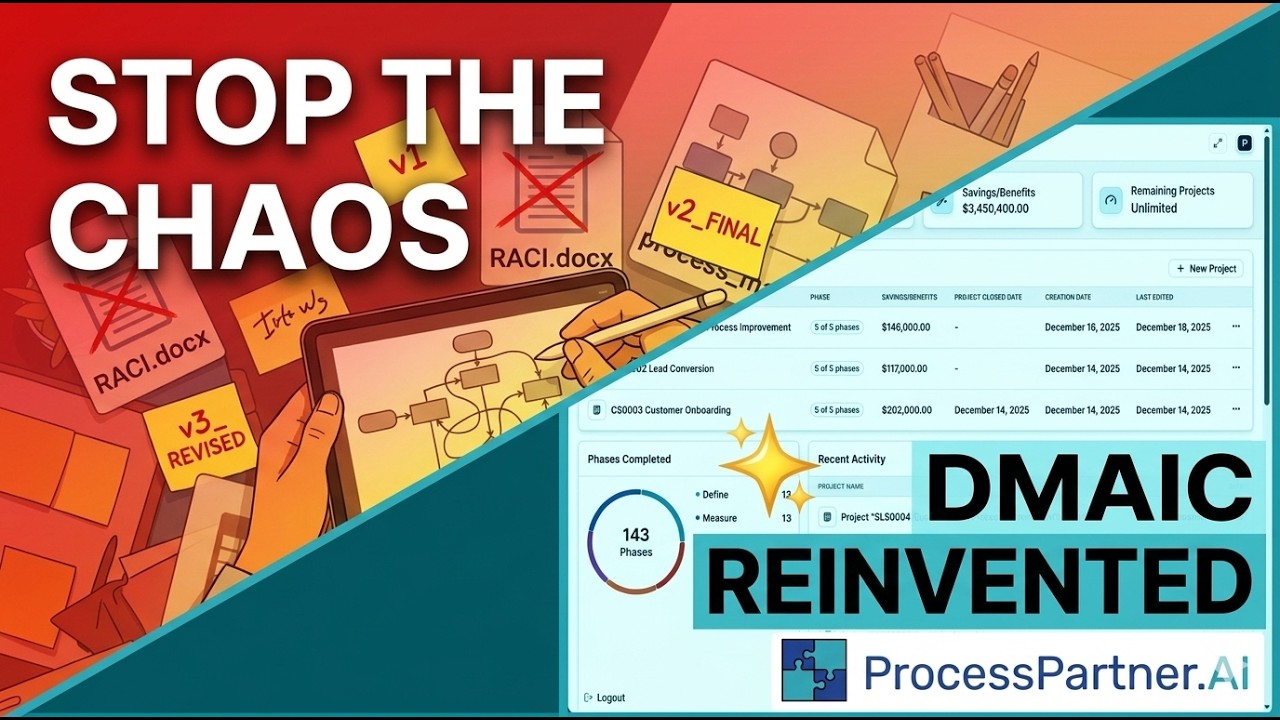 Meet ProcessPartner.AI | The New Standard for DMAIC Process Improvement Projects