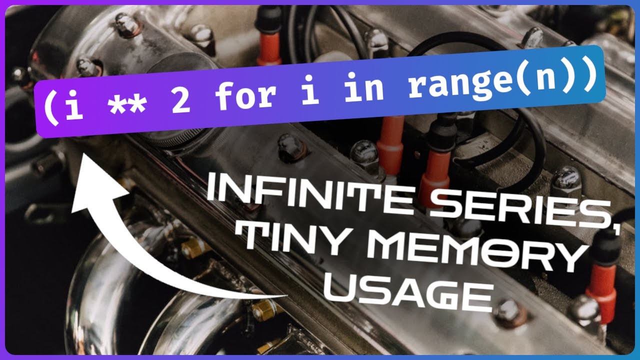 Generators are ESSENTIAL in Python