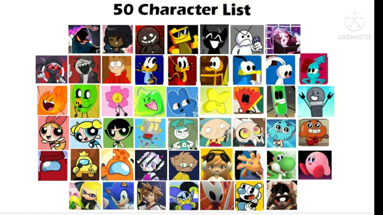 My 50 Favorite Characters List