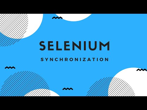 Synchronization in Selenium