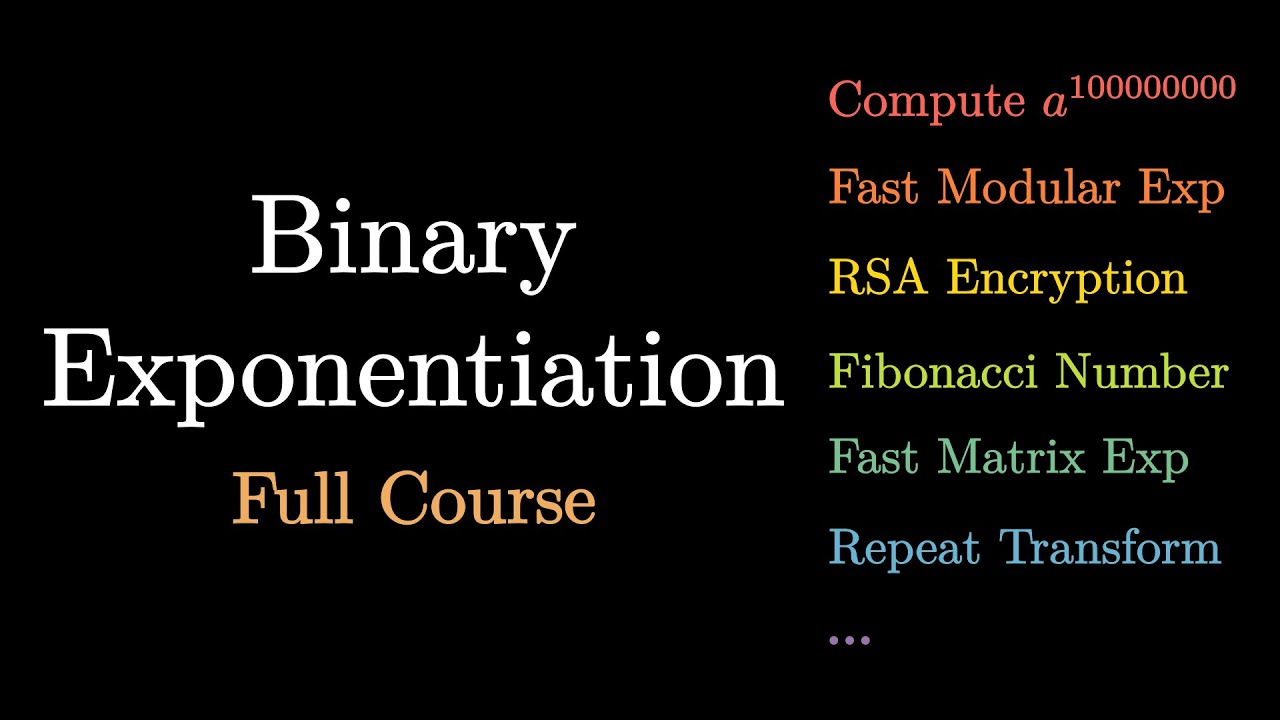 Binary Exponentiation