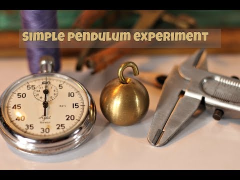 Physics Practical Simple Pendulum Experiment Video Lecture Class 11
