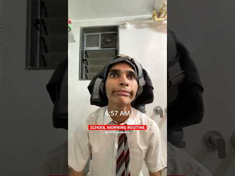 MY MORNING ROUTINE #shorts #school #trending #morning #nostalgia #comedy #explore #funny #schoollife