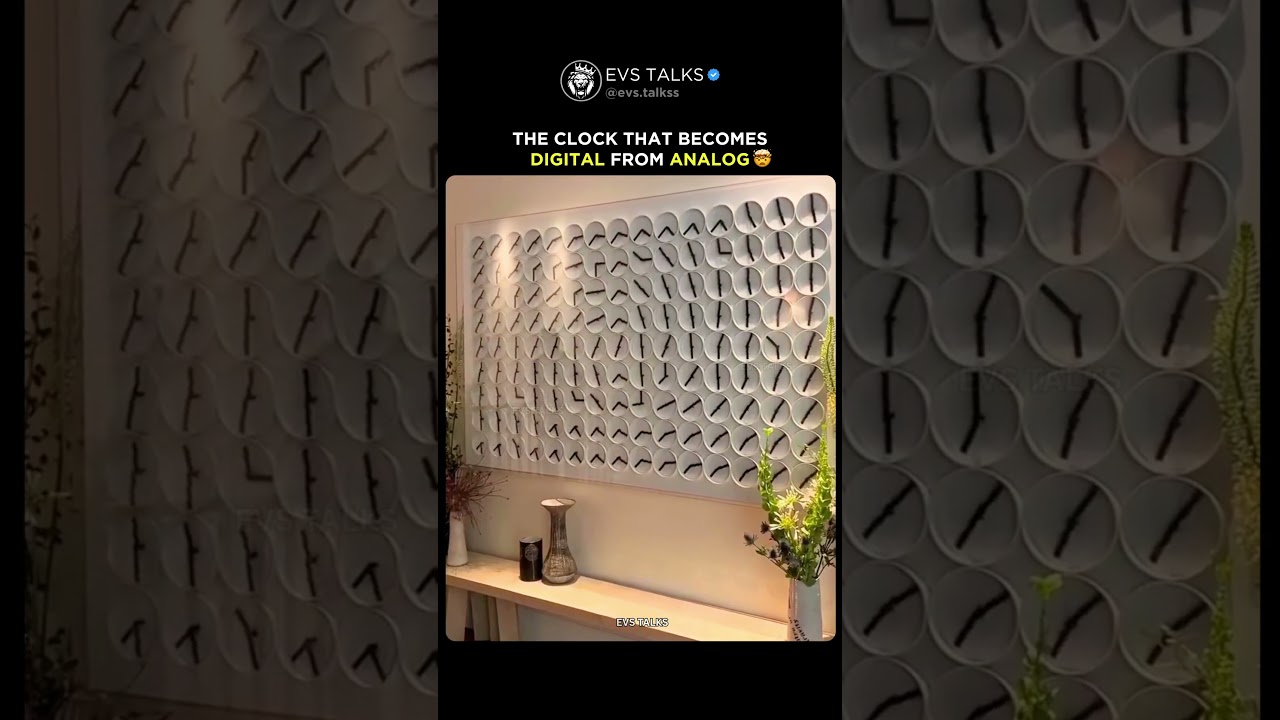 This Clock TRANSFORMS from Analog to Digital! ⏰➡️💡