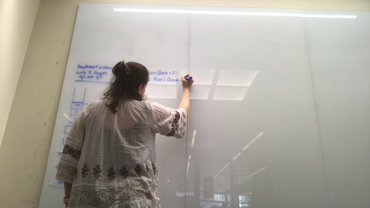 #13 Implement a Stack with two Queues