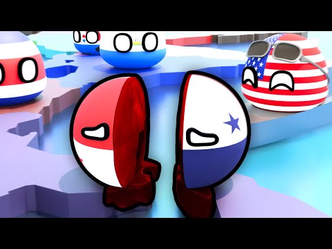 Panama Canal || 3D Countryballs