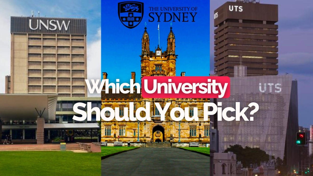UNSW vs USYD vs UTS - The BEST SYDNEY UNI In 2025/2026