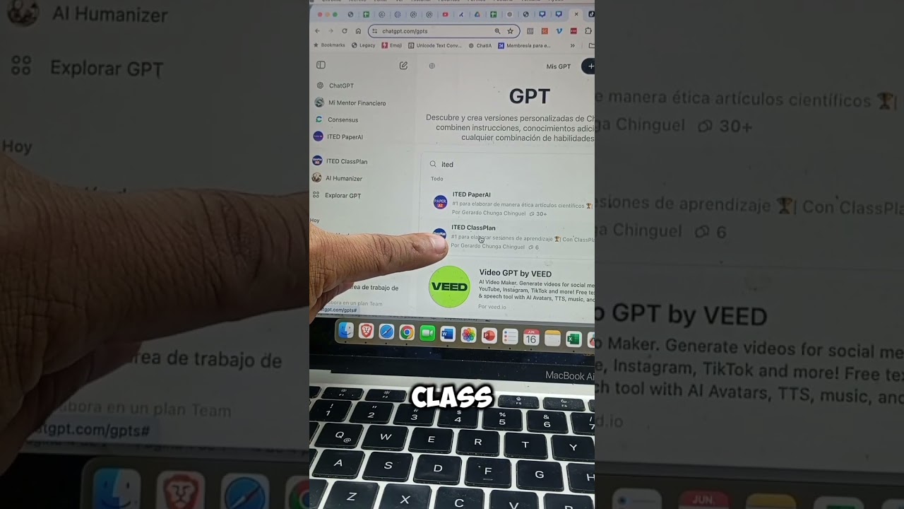 Crea gratis tus sesión de aprendizaje con #ClassPlan dentro de #chatgpt #IA #inteligenciaartificial