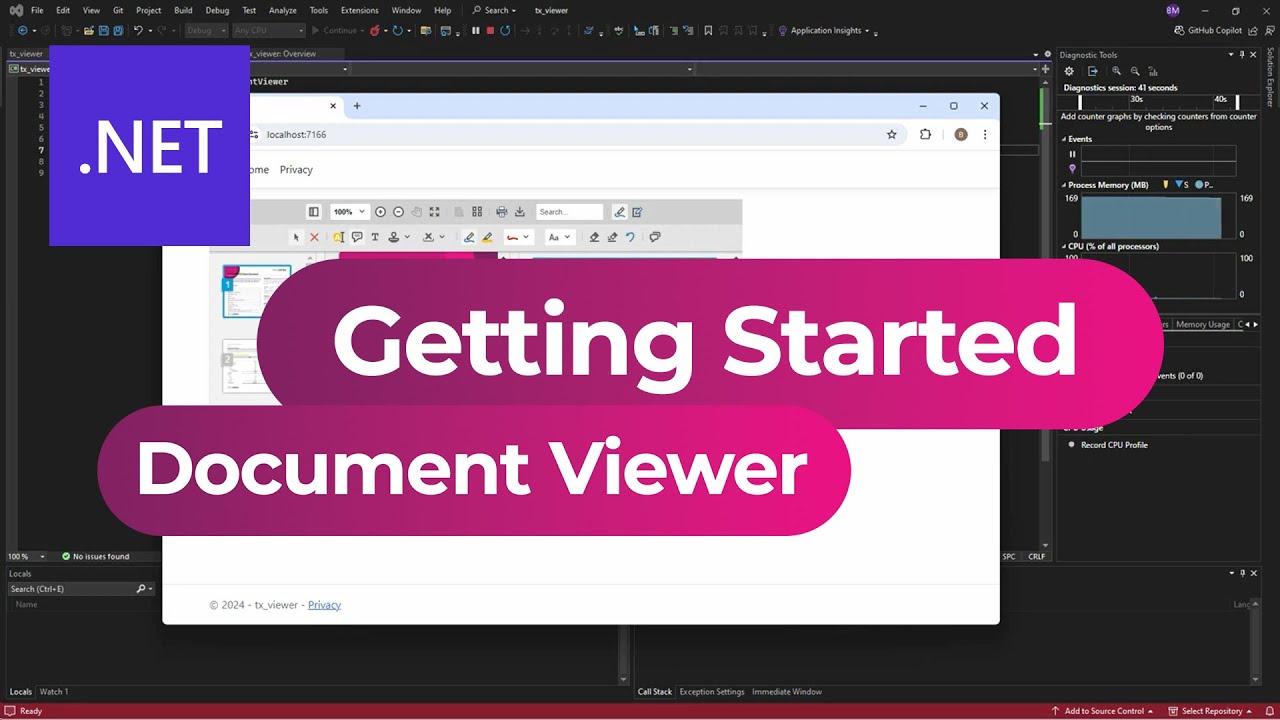 Getting Started: Document Viewer (ASP.NET Core C#)