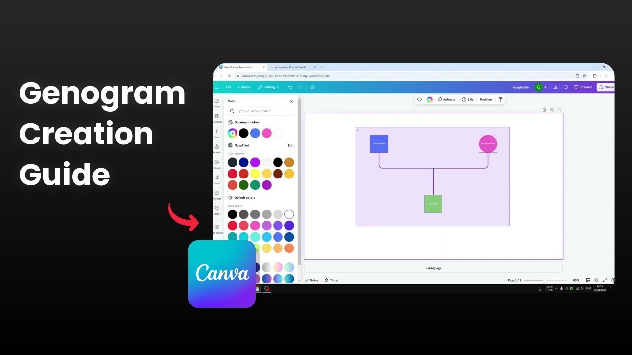 How to Create Genogram in Canva