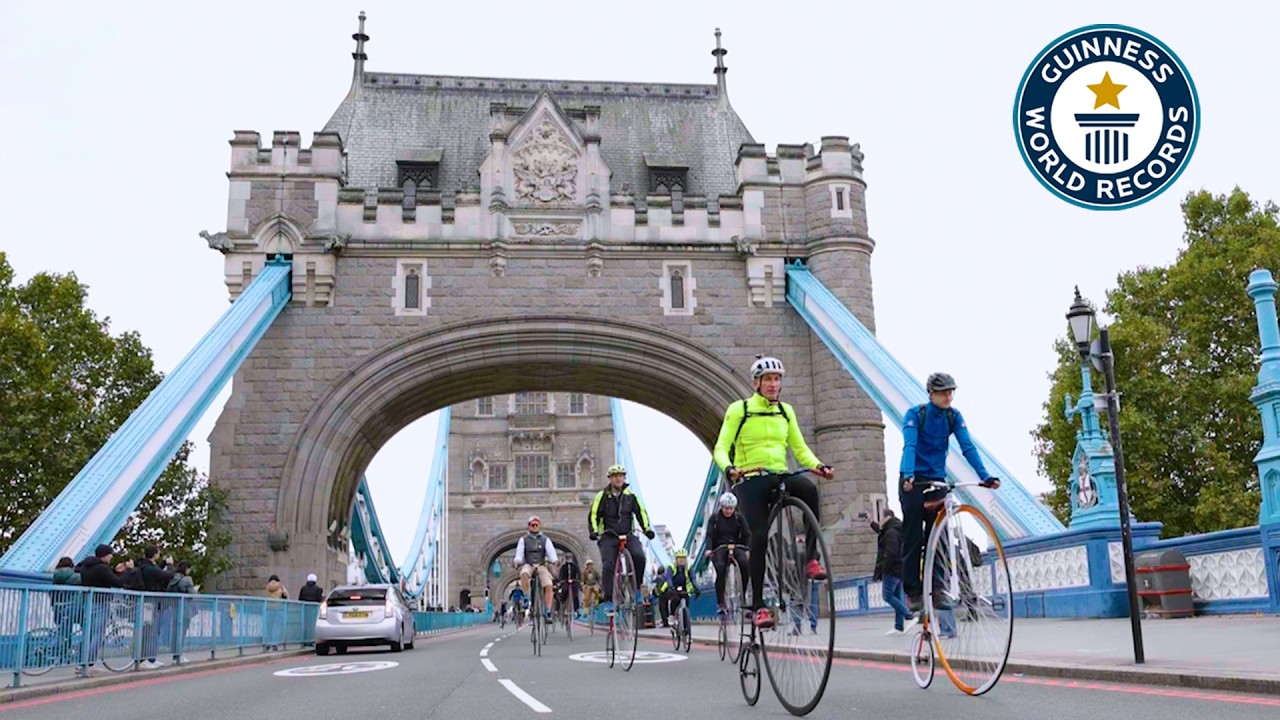 Penny-Farthing Lovers Gather in London To Break and Set Guinness World ...