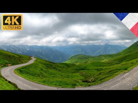 France Most Beautiful Mountain Road! 4K Scenic Relaxation Drive with Ambient Sound π«π·