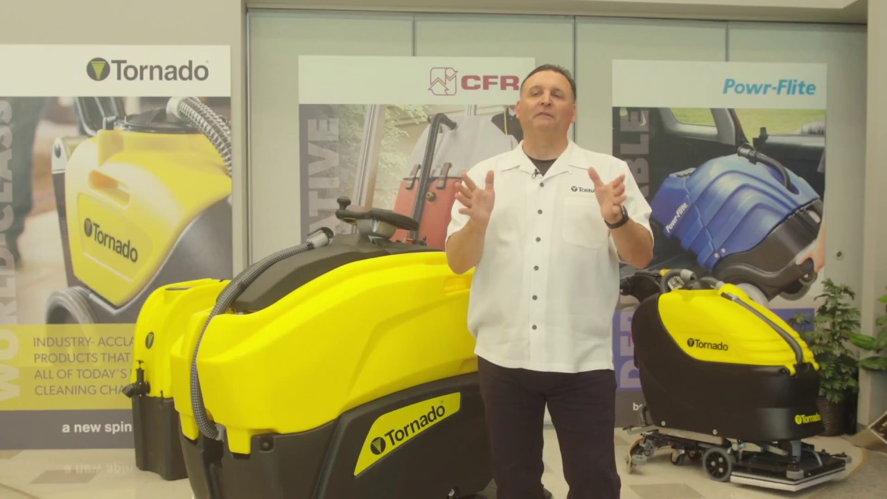 Tornado BDSO 27/28 Stand-On Scrubber  Feature Video