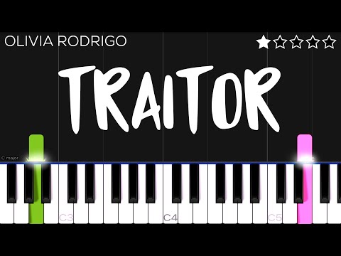 Olivia Rodrigo - Traitor Sheet Music for Piano | Free PDF Download ...