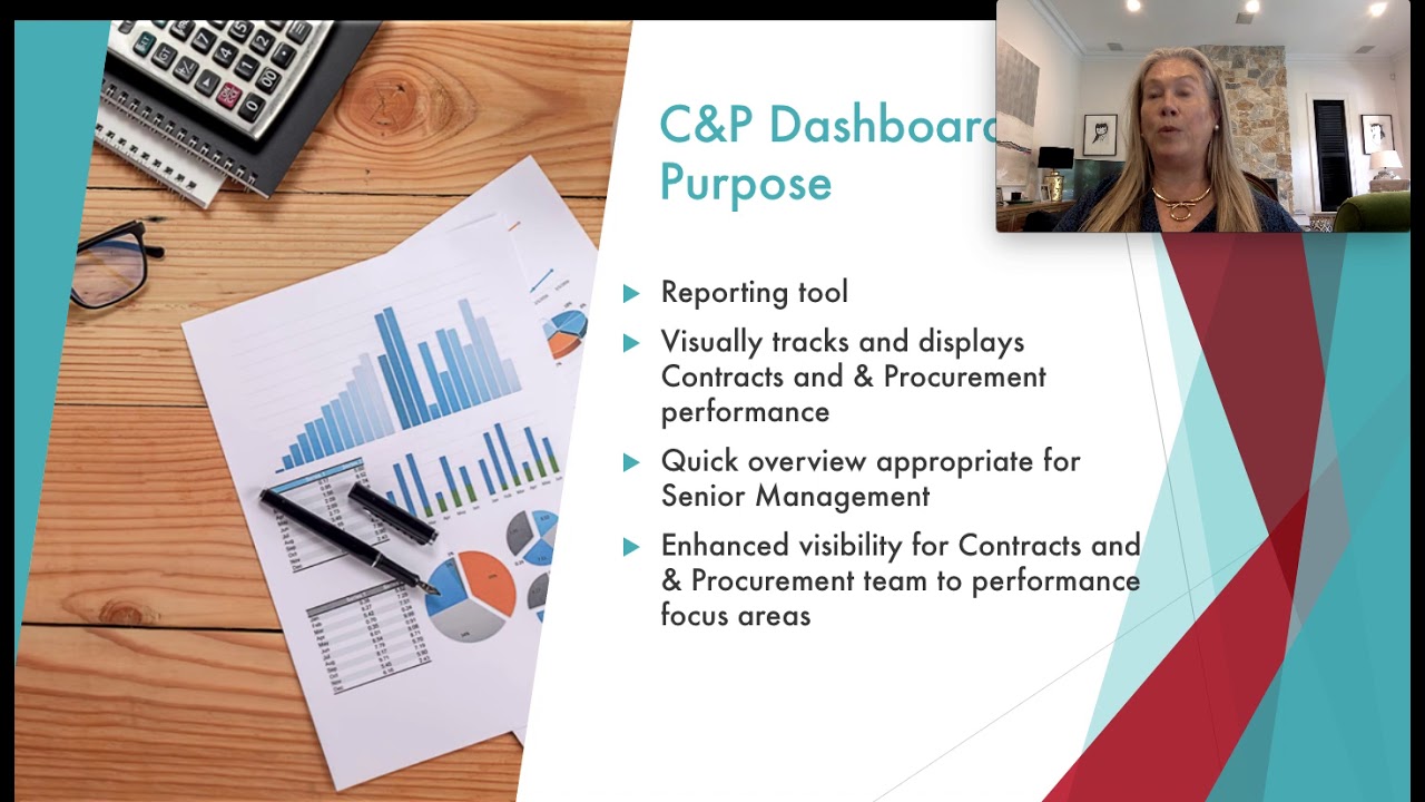 Contracts and Procurement Department Dashboard