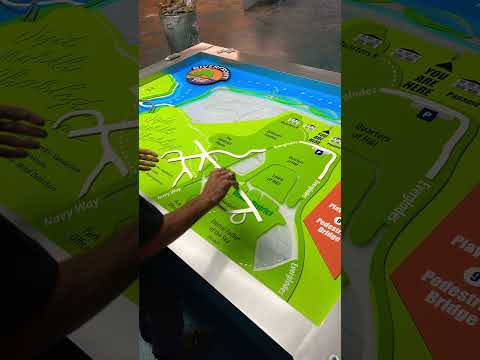 BUILD A MULTI-DIMENSIONAL PARK MAP IN 60 SECONDS 🔥 #timelapse #oddlysatisfying #charleston #shorts