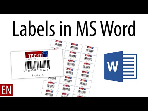 Print Barcode Labels With Microsoft Word | Joseph's Blog