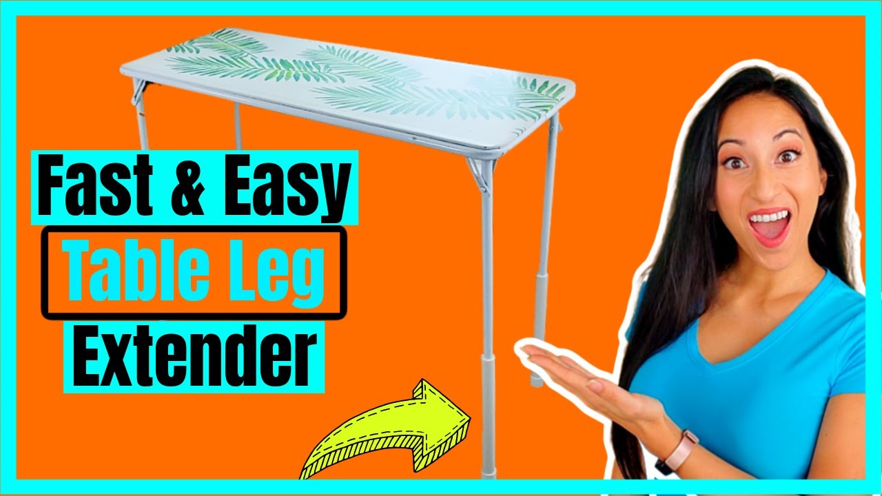 DIY Table Leg Height Hack That Actually Works!
