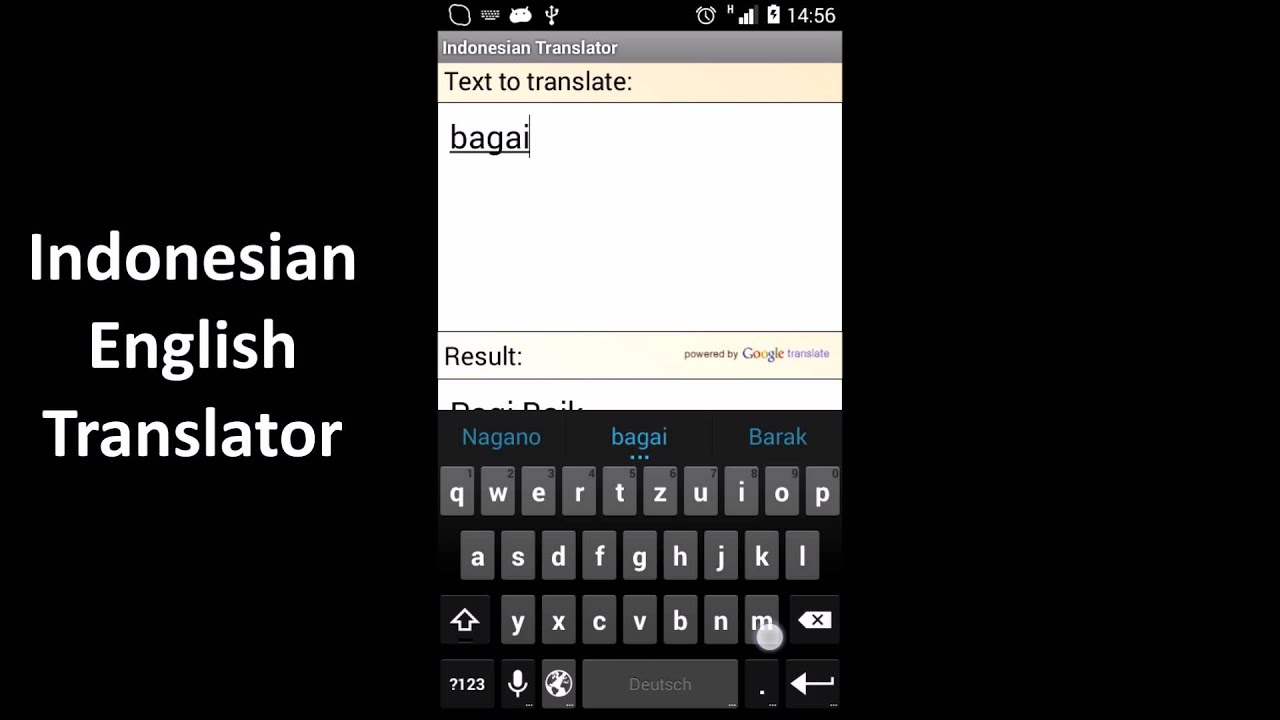 Indonesian English Translator