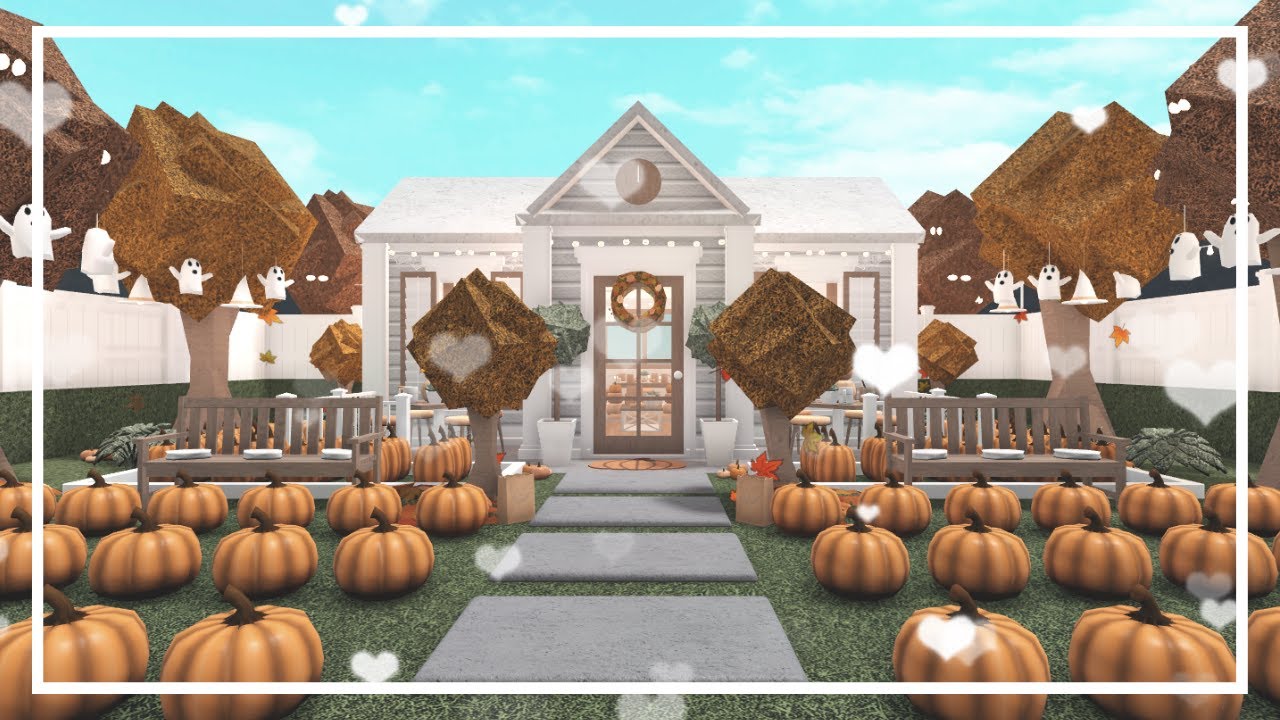 ☆ Building a Fall Cafe & Bakery in Bloxburg (Roblox)