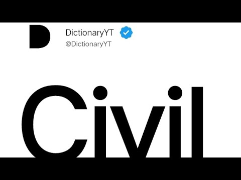 Civil Meaning in English