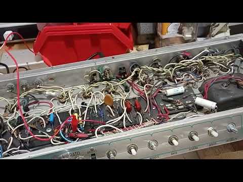 70's Fender Twin Reverb Chassis - Mostly Working | Reverb
