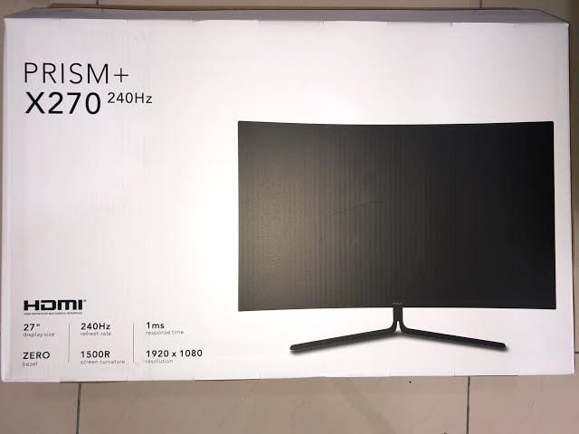 PRISM+ X270 - 165Hz Curved Gaming Monitor – PRISM+ Malaysia